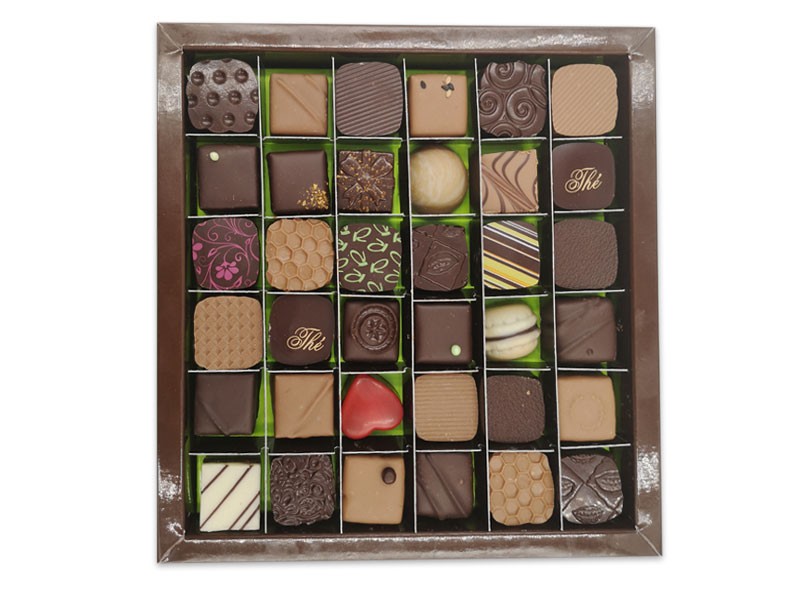 Coffret 36 chocolats de la Confiserie Riol à Aurillac – confiserieriol.com