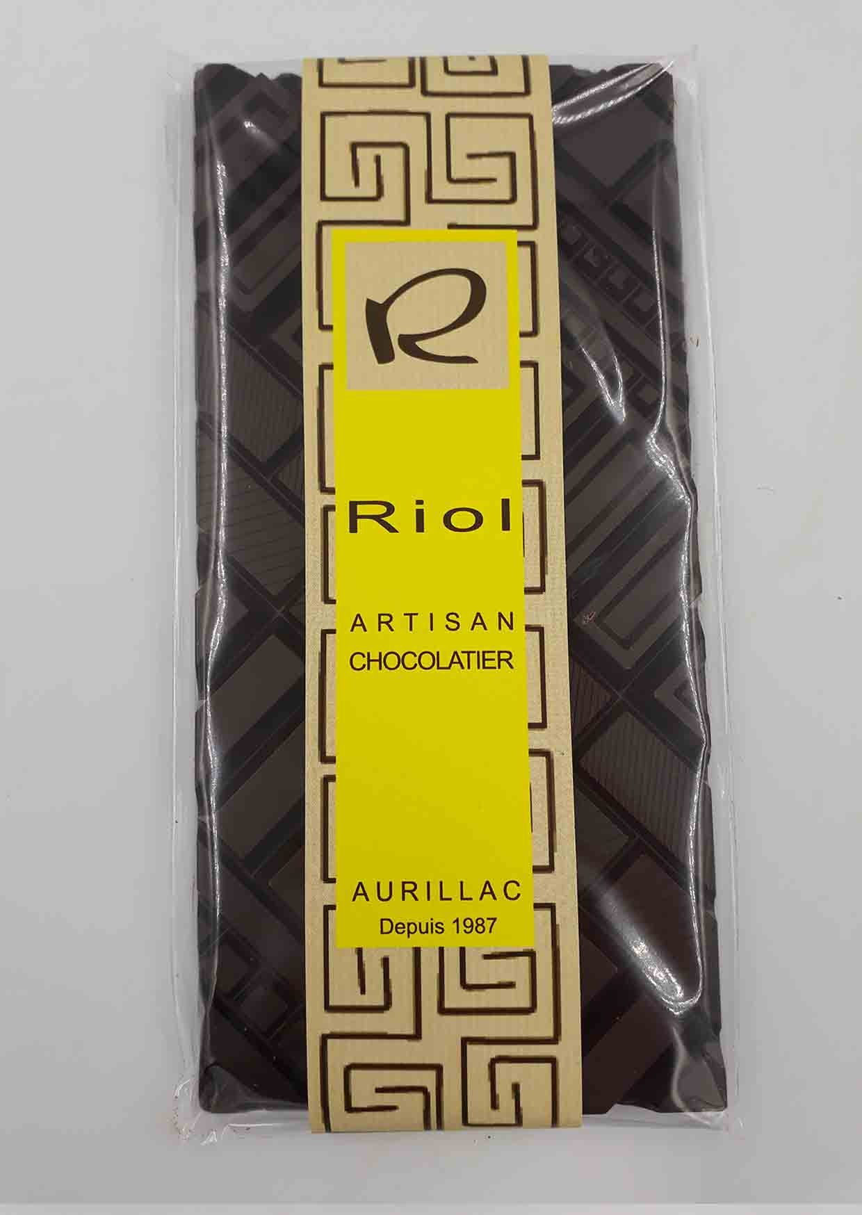 Tablette chocolat noir ABINAO 85 % de cacao min - 80g de la Confiserie ...