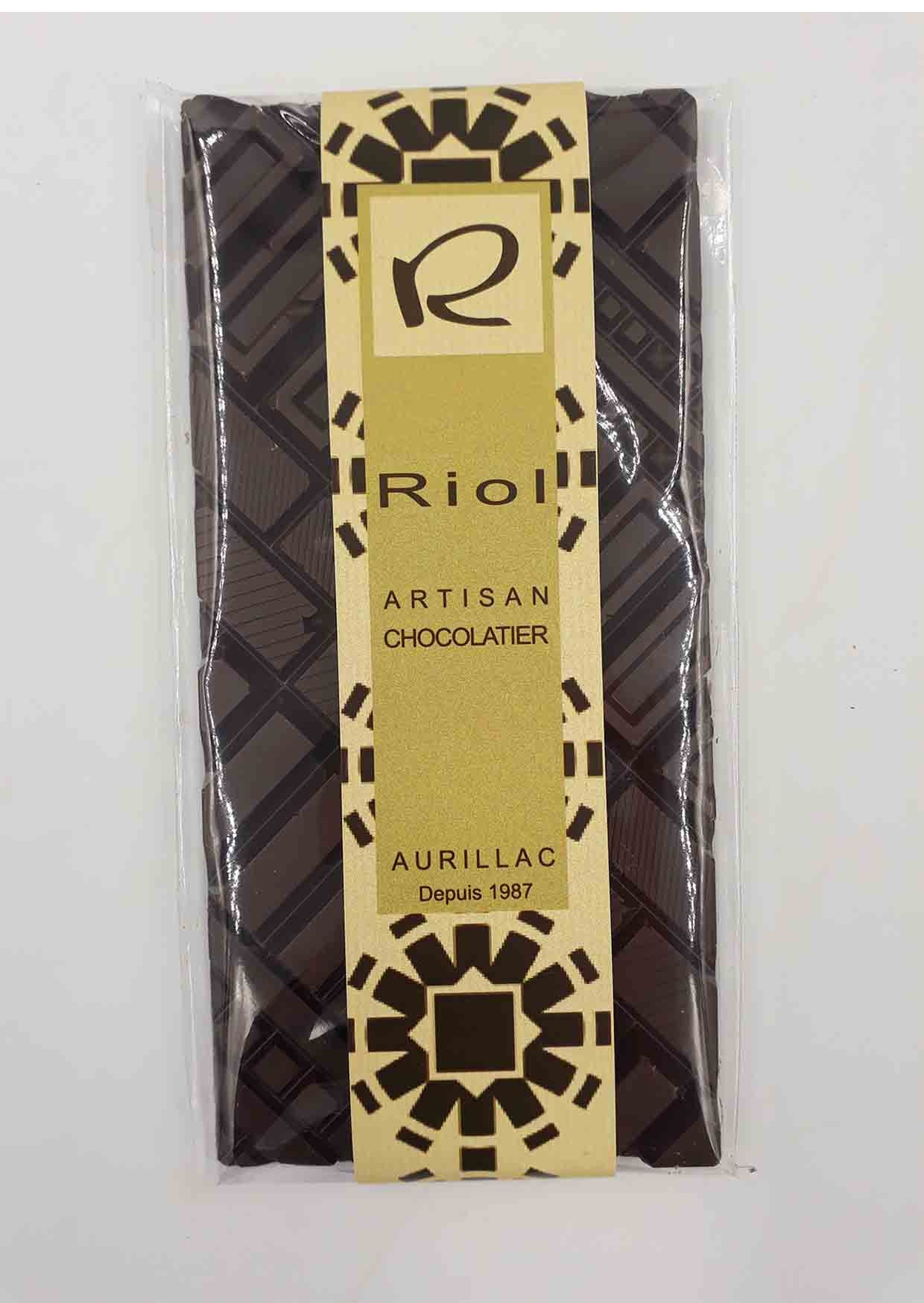 Tablette chocolat noir ARAGUANI 72%de cacao min - 80g de la Confiserie ...