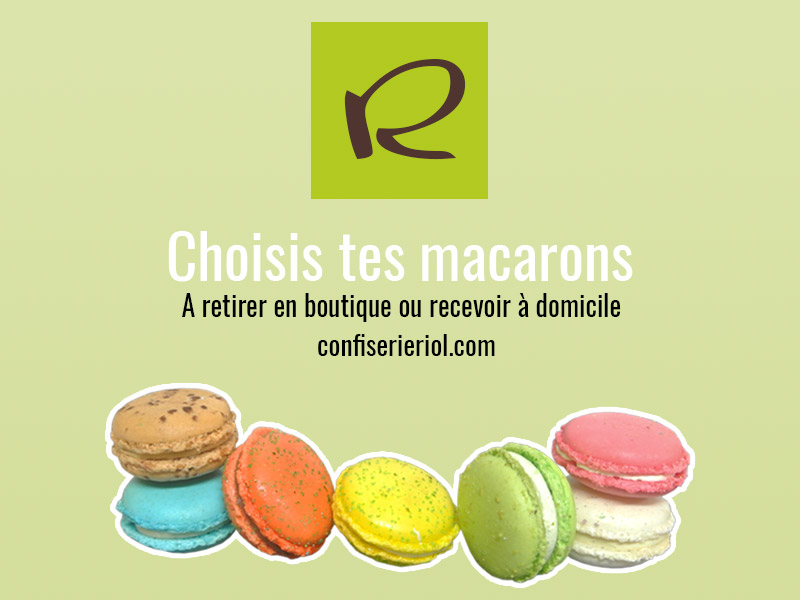 Les macarons de luxe de la confiserie Riol à Aurillac